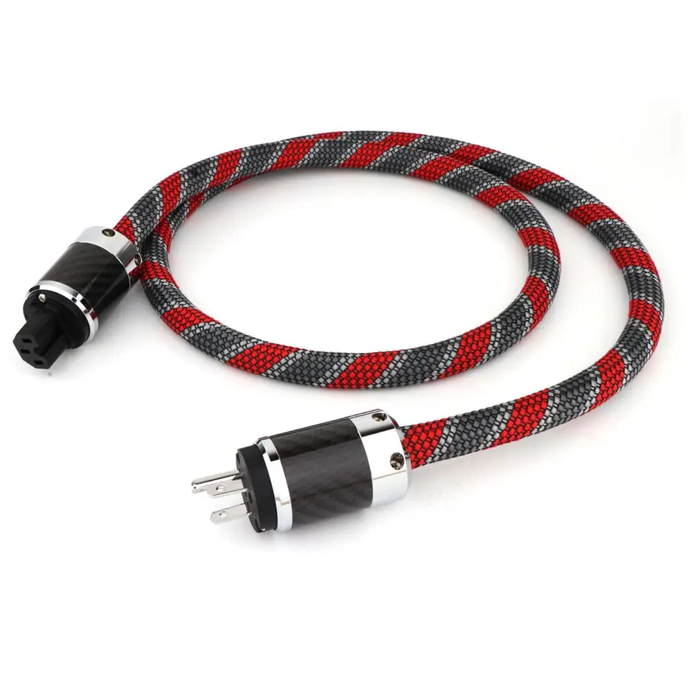 HIFI Power Cable US Mains Power Cord Cable Schuko Power Leads ...