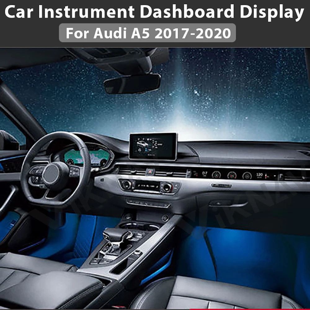Android Car Instrument Dashboard Display for-AUDI A4 A5 A6 Q7 2016-2020 ...