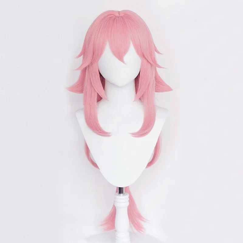 Genshin Impact Yae Miko Wigs Project Celestia Long Staight Heat ...