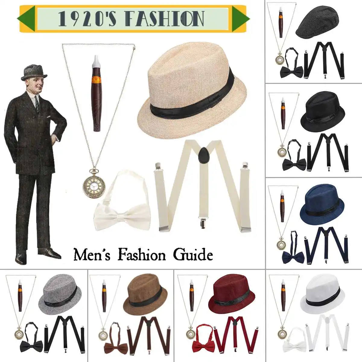 1920s Mens Fashion Hats
