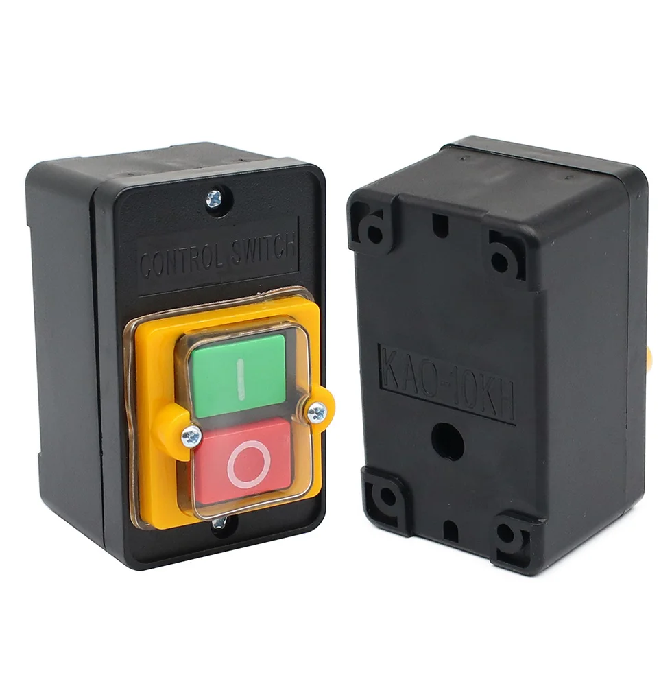 KAO-10,Waterproof Button Switch Control Box,3P,Three-Phase Power ...
