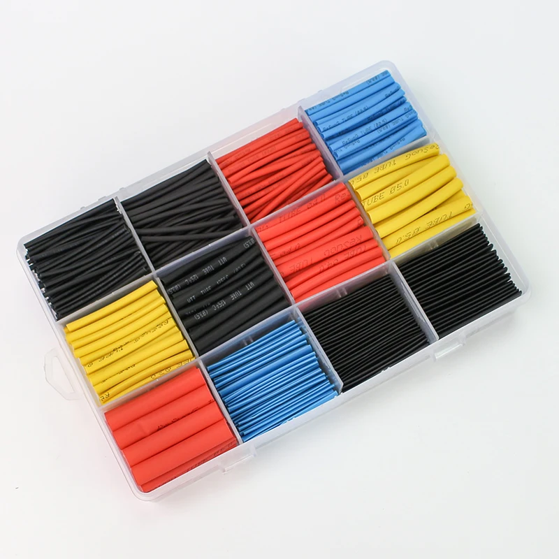 Wire Shrink Wrap Tubing XANHOY 164 Pcs Electric Insulation Heat Shrink ...