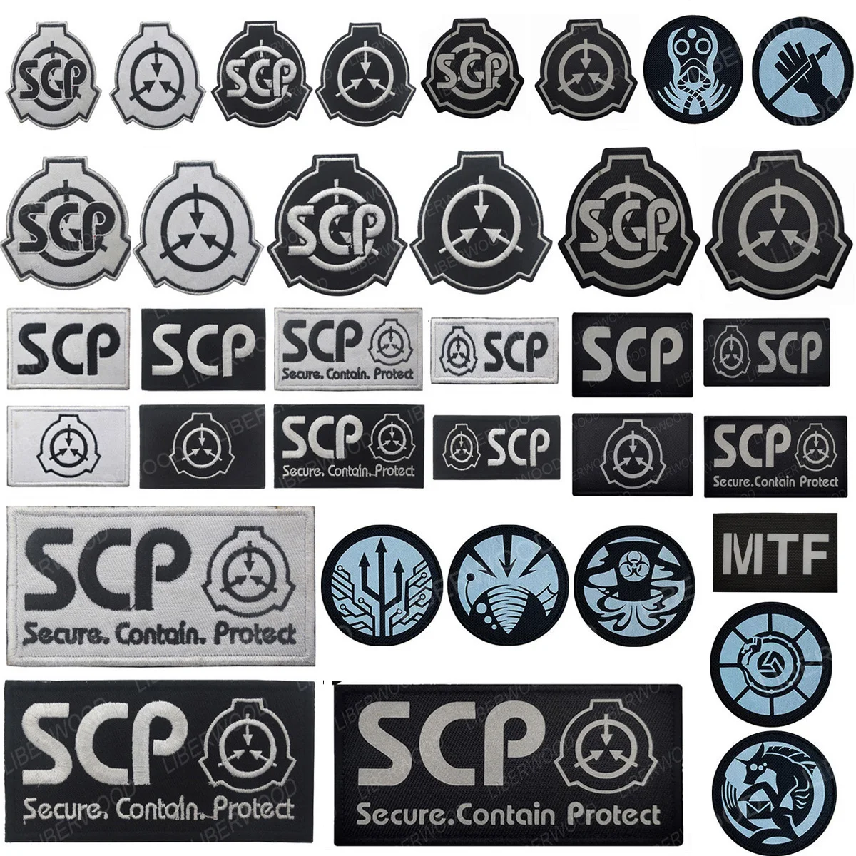 SCP-Embroidered-Reflective-Emblem-Patch-Supernatural-Lovers-Tactical ...