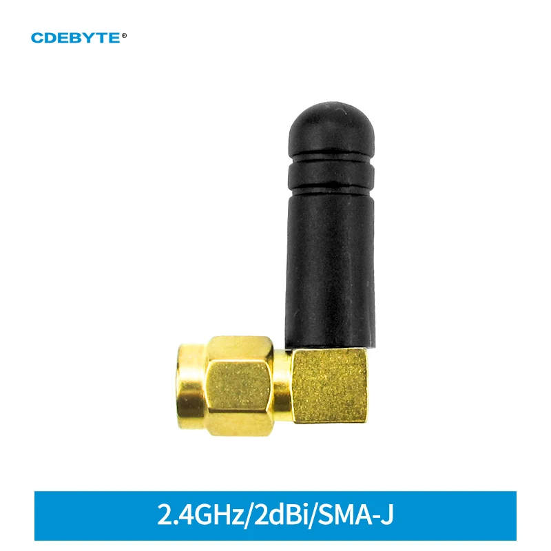 10PCS Rubber Antenna 2.4GHz 2dBi SMA-J Omnidirectional Radiation ...