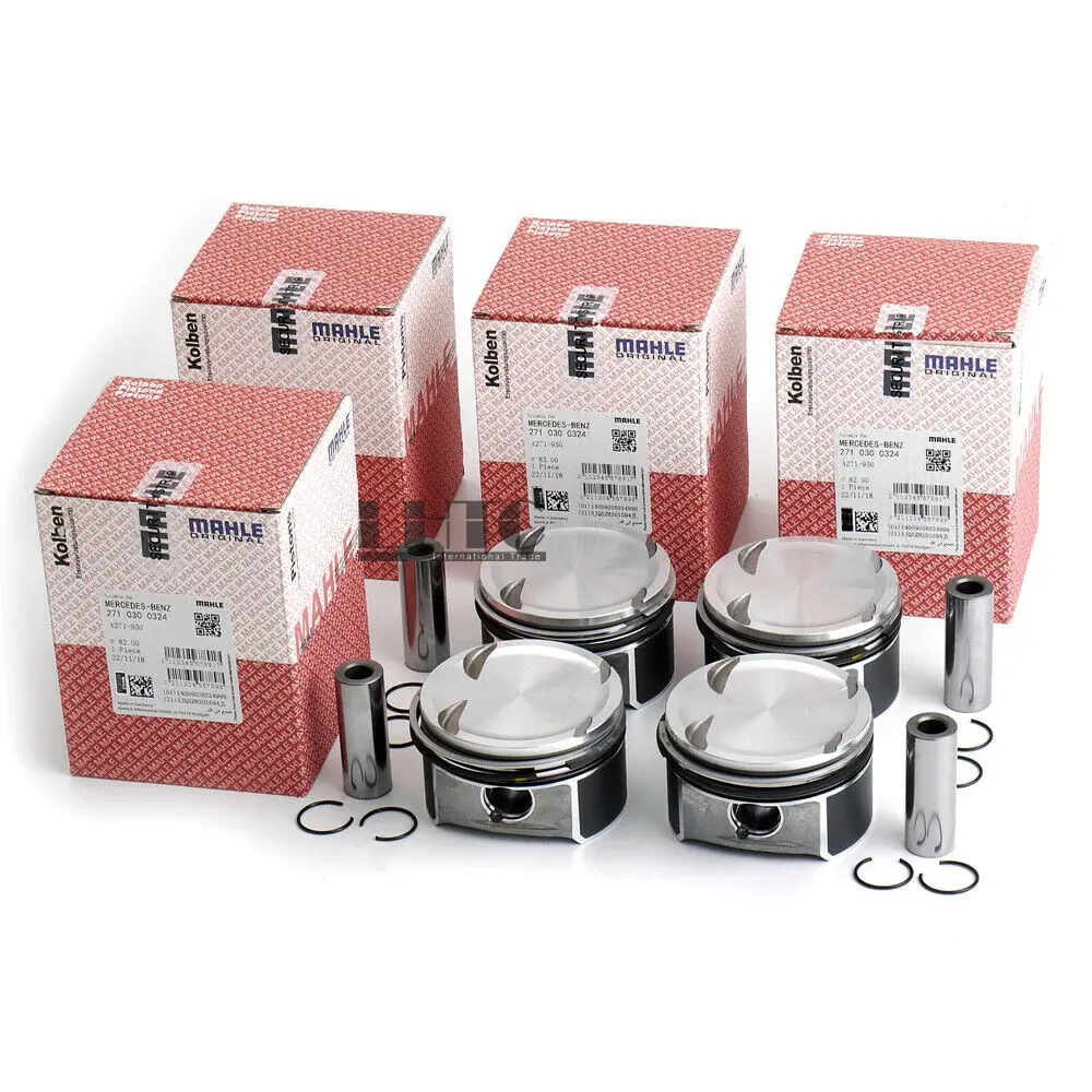4x-Pistons-Rings-Set-82mm-For-Mercedes-Benz-C180K-C200K-CGI-CLK200K ...