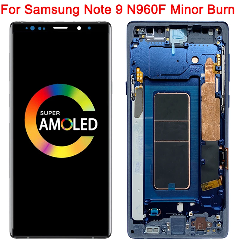 Pink Shade N960f Display For Samsung Galaxy Note 9 Lcd Frame Super ...