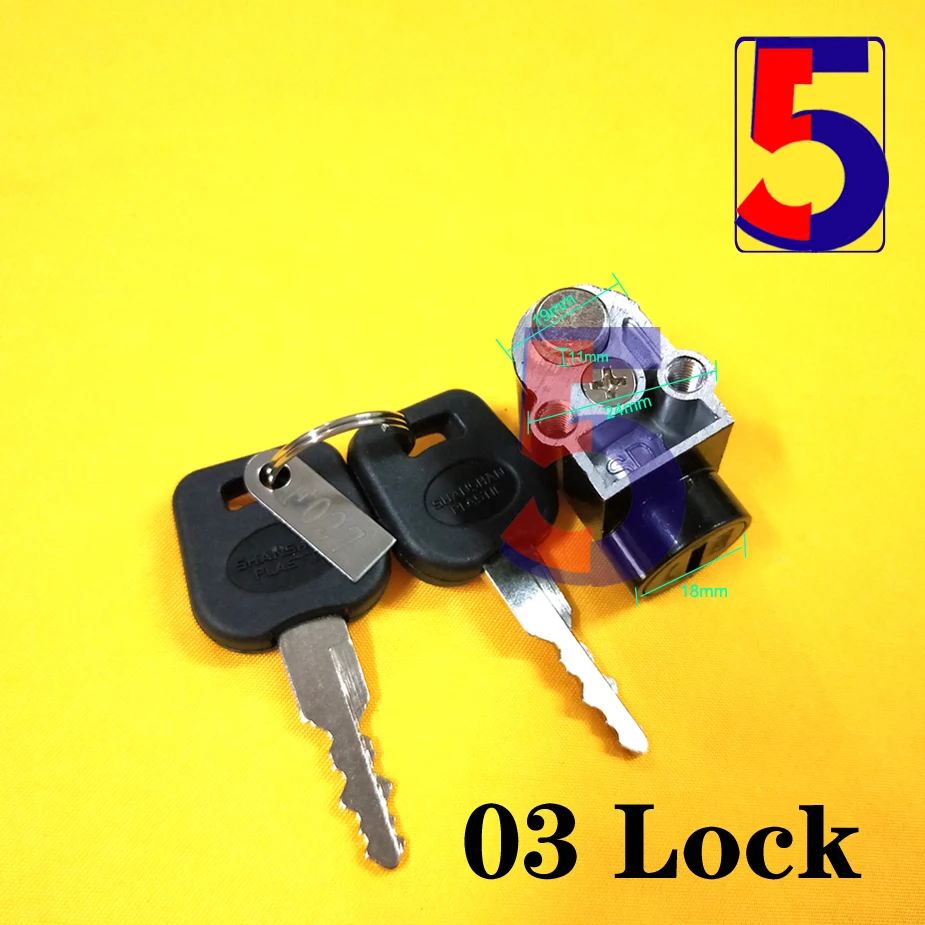 Down-Tube-Battery-case-lock-key-Dolphin-case-lock-Silver-fish-case-lock ...