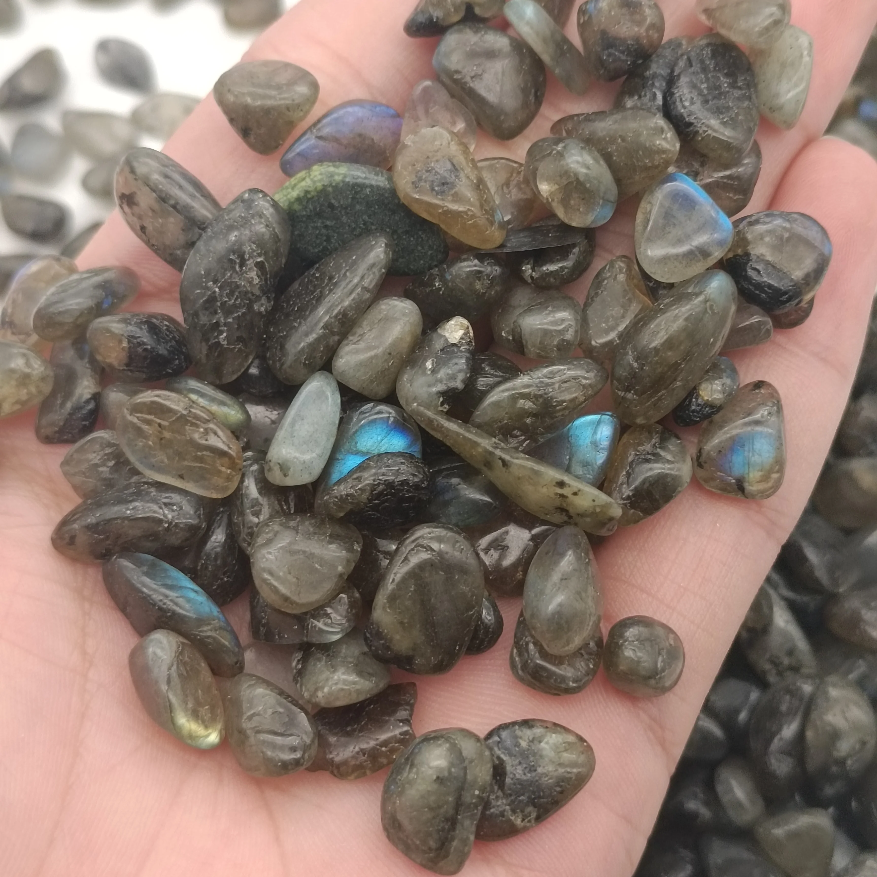 Natural Labradorite Stone gravel Crystal – Gofaer Finds store!