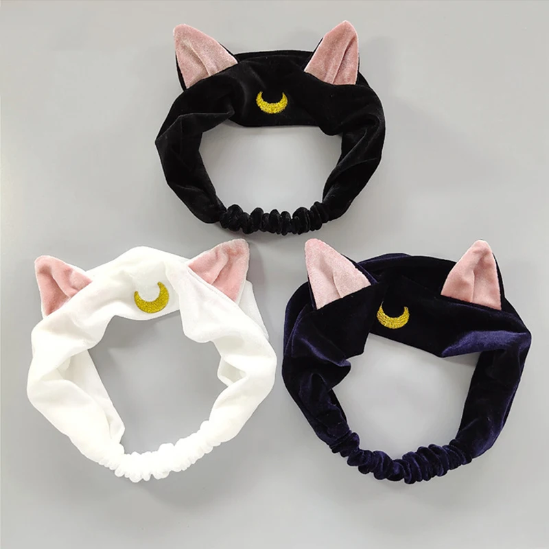 Sailor-Moon-Luna-Cat-Ears-HairBand-Hair-Accessory-Headband-Anime ...