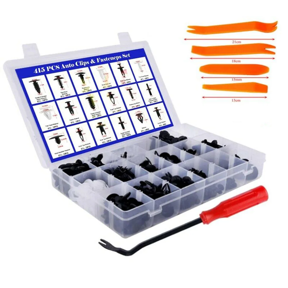 Black Car Auto Fastener Heavy duty Bumper For Mazda/Ford/Honda Rivets ...