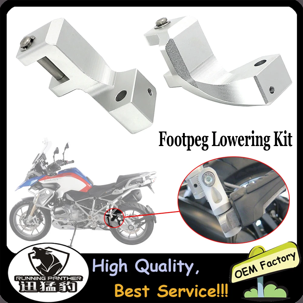 Foot-peg-Motorcycle-Passenger-Footpeg-Lowering-Kit-For-BMW-R1200GS-LC ...