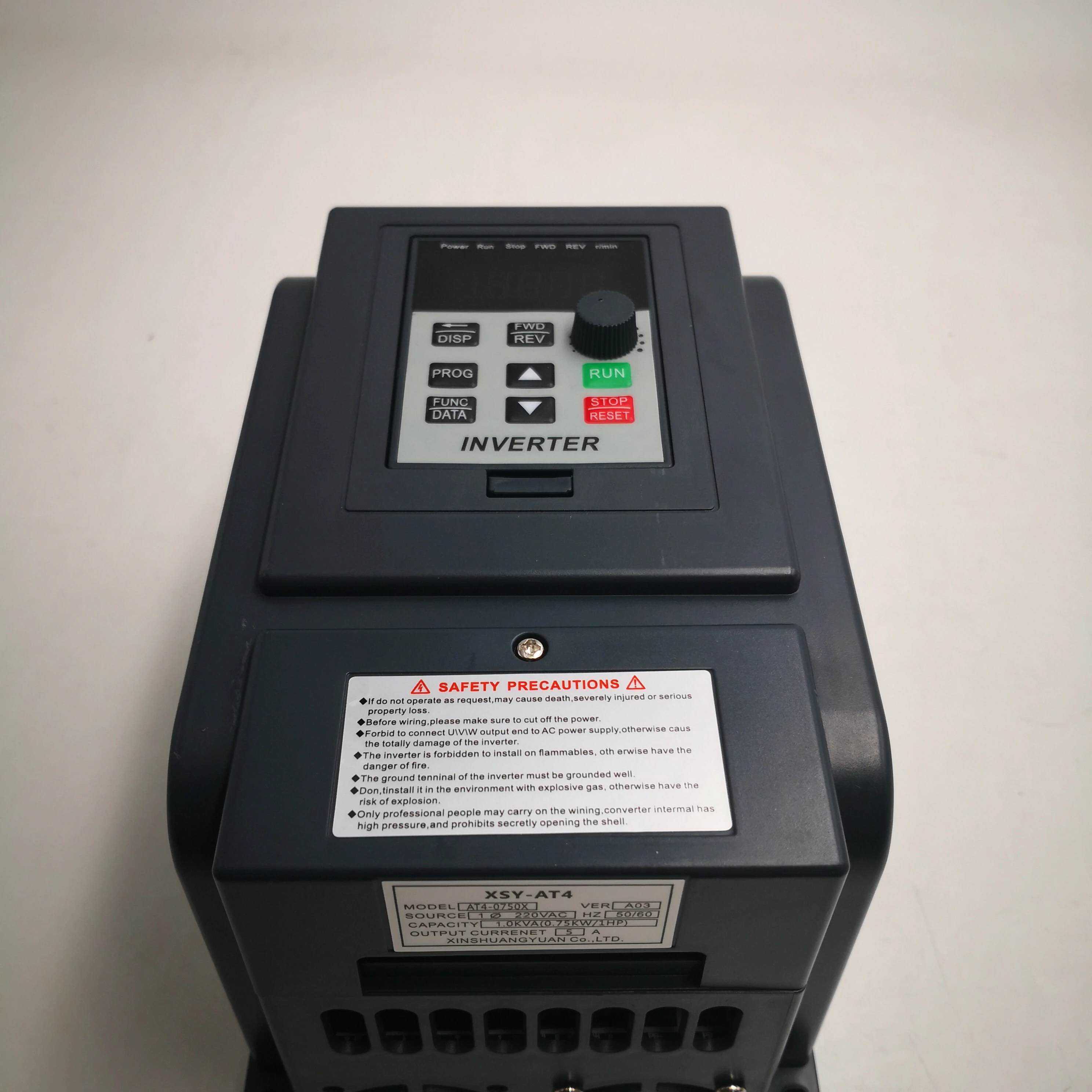 Coolclassic Vfd Inverter 0.75kw Single Phase 220v Household Electric Input And Real Three-phase ...