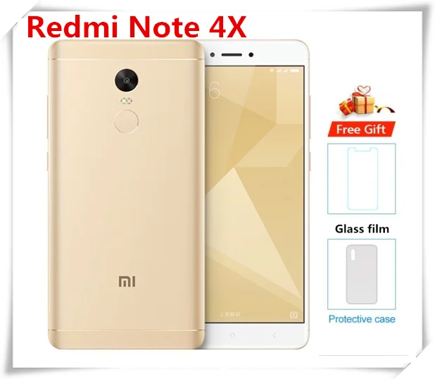 Original Xiaomi Redmi Note 4x Smartphone 3gb Ram 16gb Rom 13mp 5.5" Snapdragon 625 4100mah ...