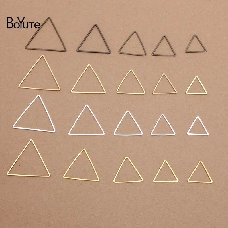 Brass Triangle Connector | Metal Triangle Connector | Brass Jewelry ...