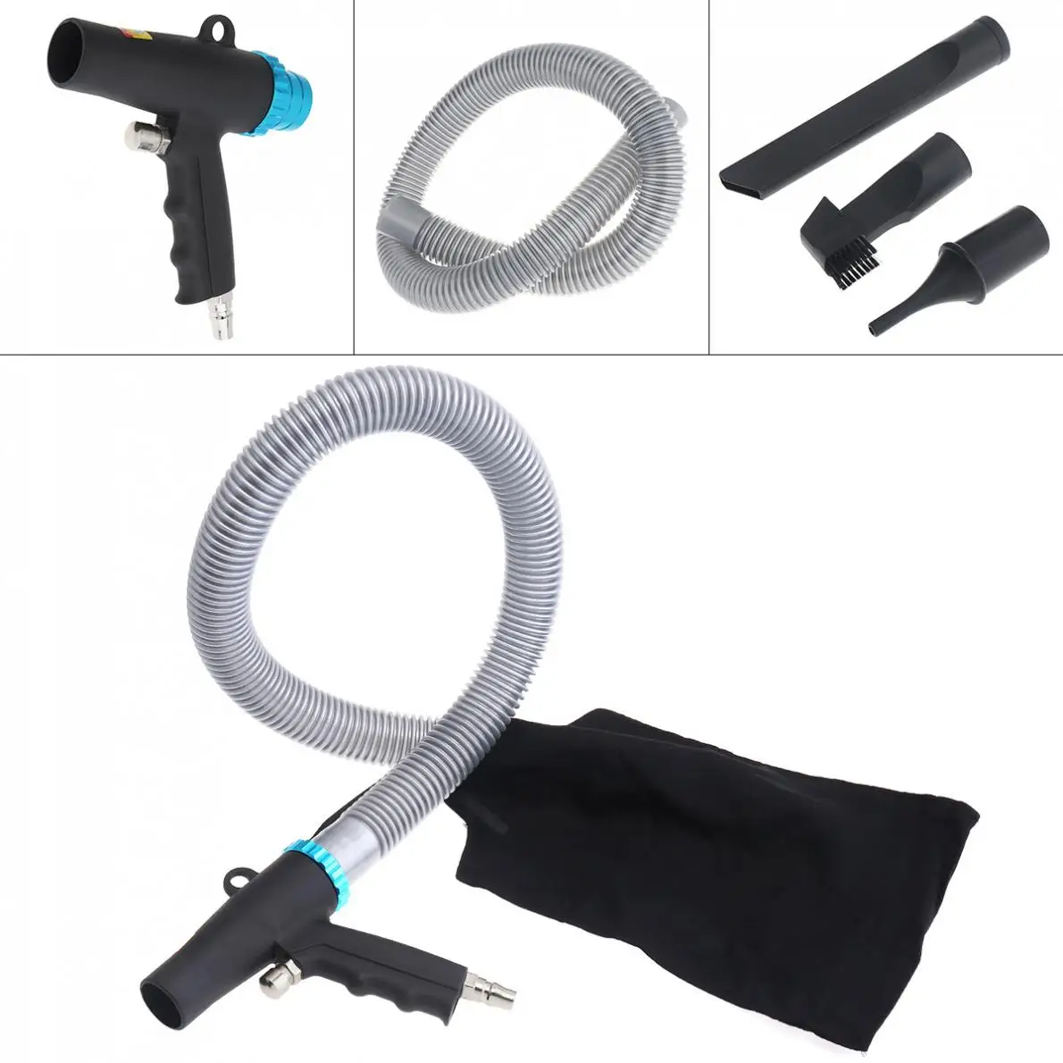 Pneumatic-Blowing-Dust-and-Vacuuming-Dual-use-Gun-Suction-Gun-with-3pcs ...
