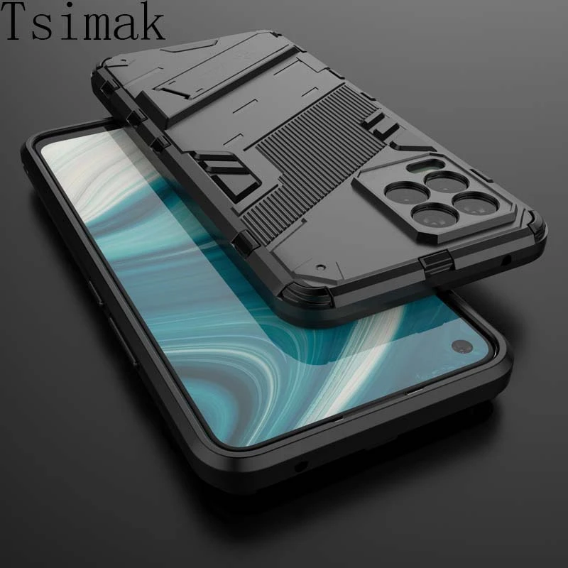 Armor Case for Realme 7 8 9 Pro 8i 9i Shockproof Holder Back Coque for ...