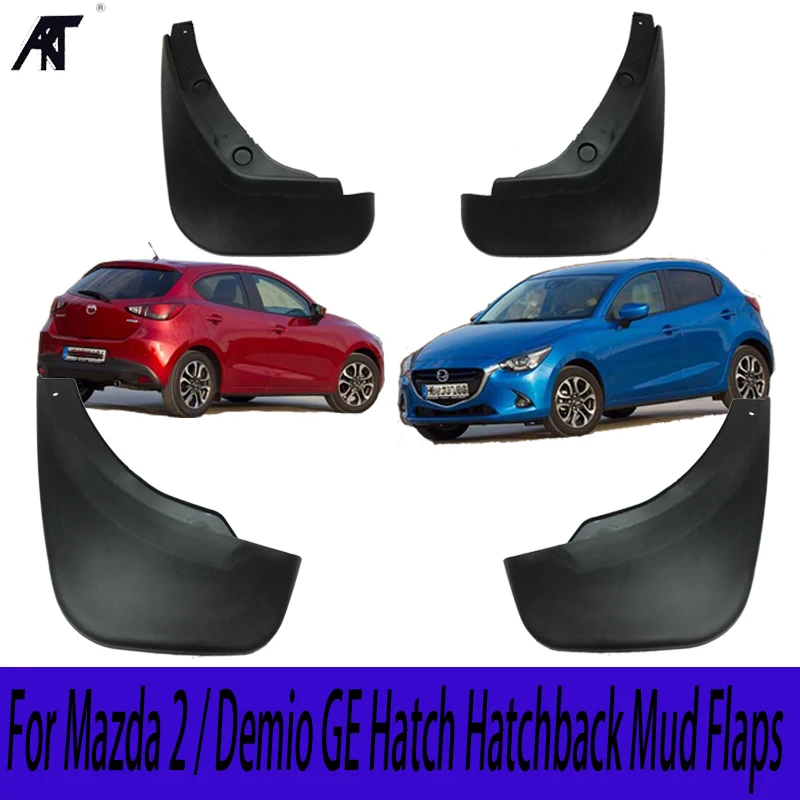 4PCS-set-Car-Car-Mud-Flaps-For-Mazda-2-Demio-GE-Hatch-Hatchback-2008 ...