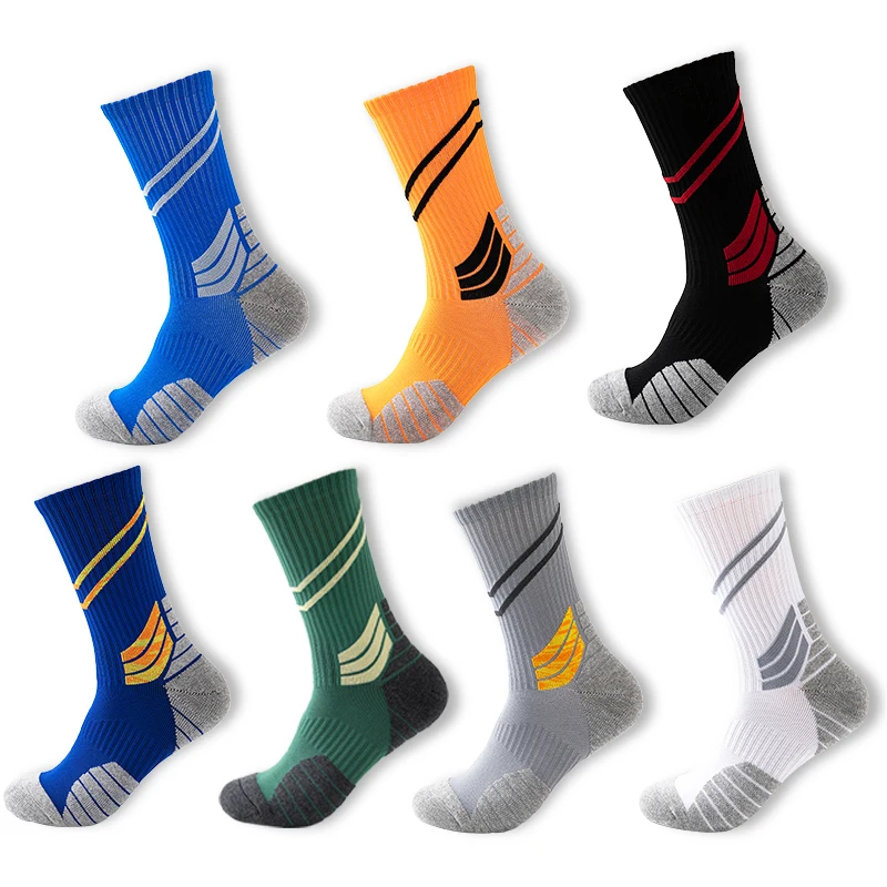 Men-Sports-Elite-Basketball-Crew-Socks-Performance-Fitness-Running ...