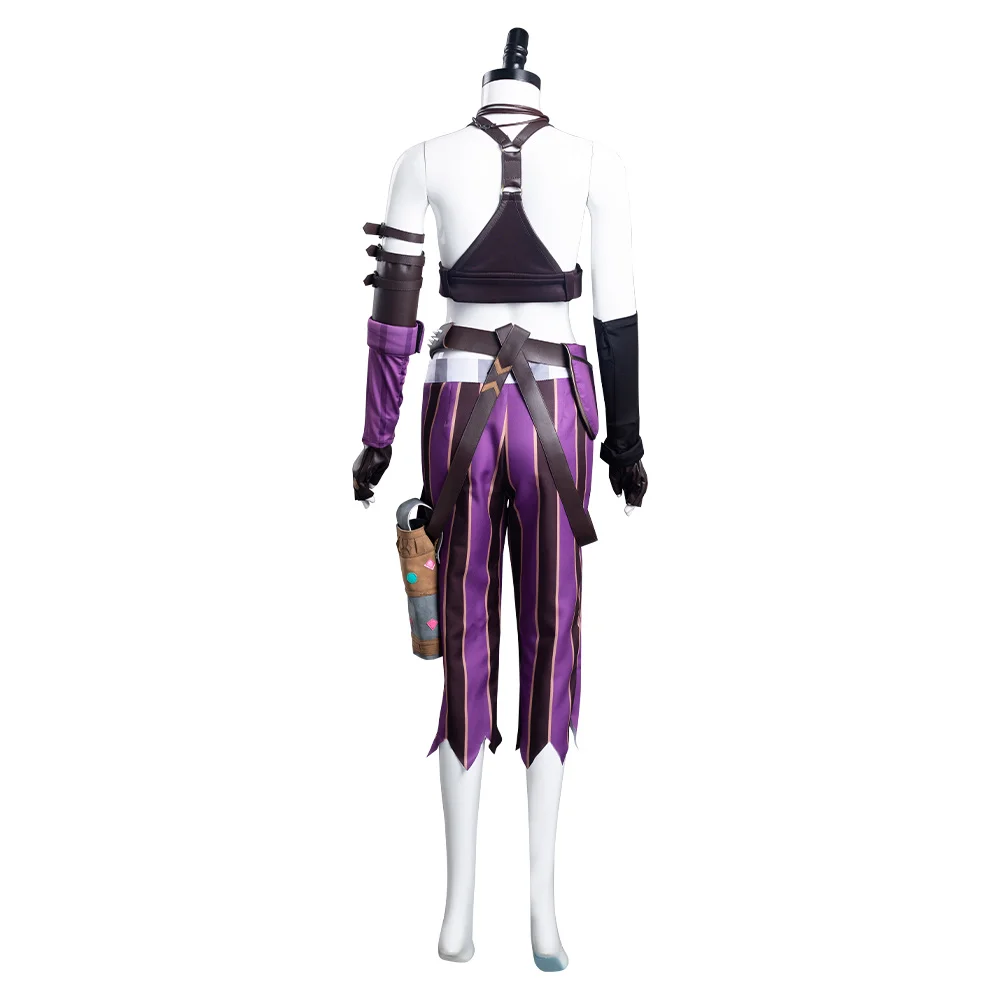 Game League Of Legends Jinx Uniform Cosplay Costume - AllCosplay.com