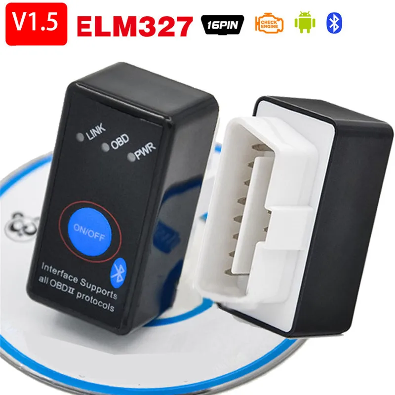 Super Mini Elm327 Bluetooth-compatible V1.5 Fast Obd2 Car Diagnostic Tool Elm 327 For Android ...