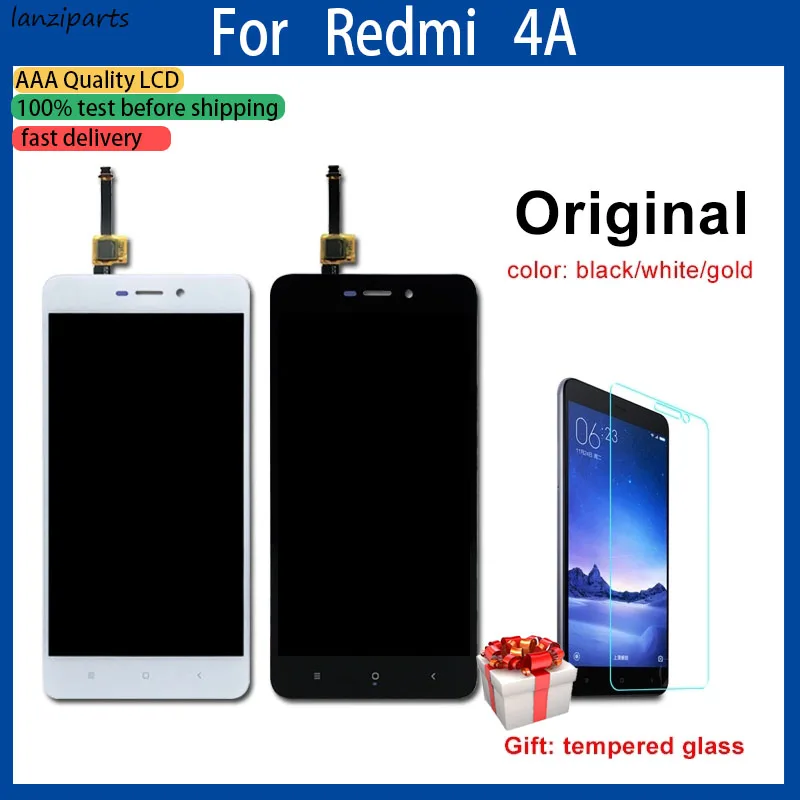 Original LCD for Redmi 4A LCD Display with Frame Touch Screen Digitizer ...