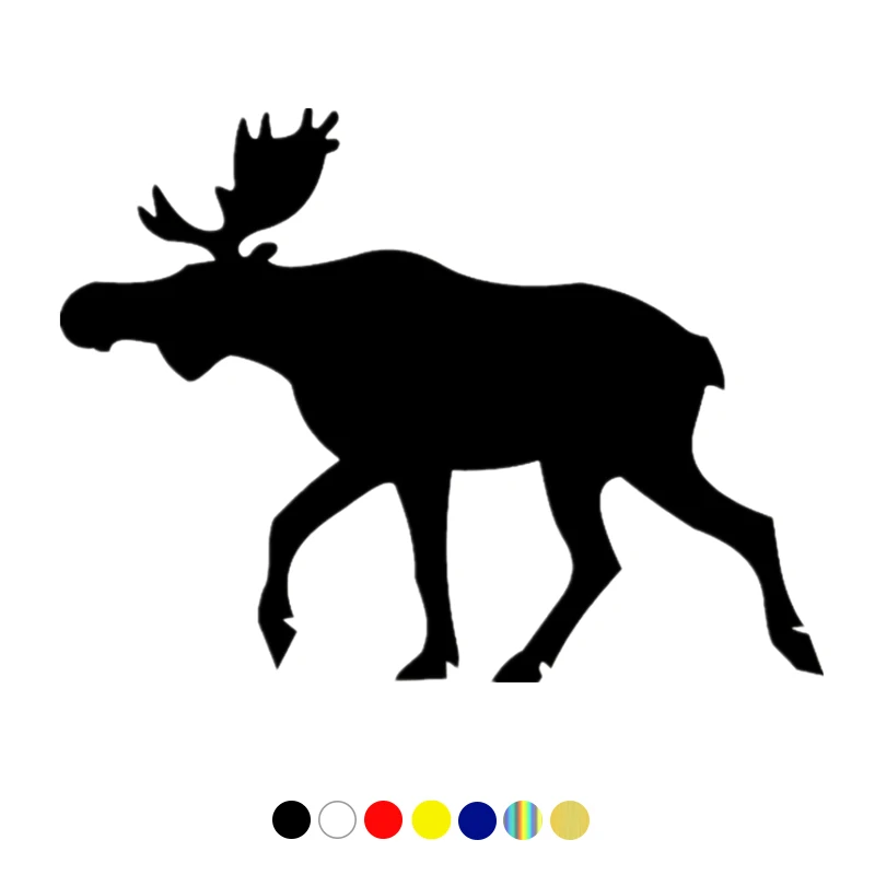Cs-1579#20*15cm Moose Funny Car Sticker Vinyl Decal For Auto Car ...