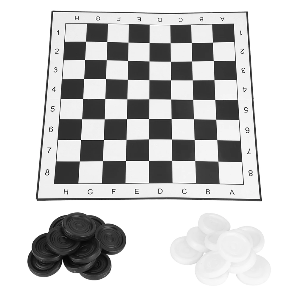 Portable-Plastic-Checkers-Folding-Board-Game-Adding-Fun-To-Life ...