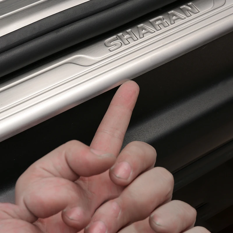 FOR 12-18 Volkswagen Sharan Threshold Strip Sharan Modified Decoration ...