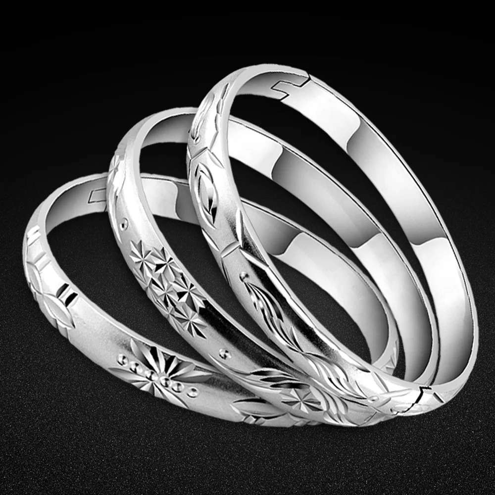 Top Quality 2020Hot Solid 925 Sterling Silver Bracelet fine fashion ...