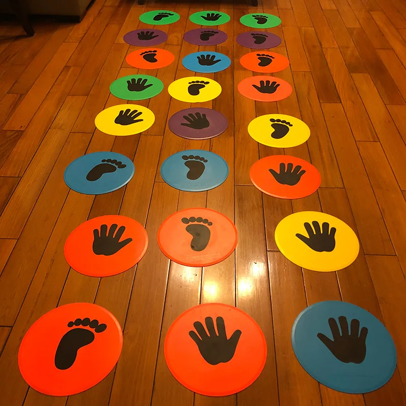 Kids-Sensory-Toys-25cm-Non-Slip-Pad-Outdoor-Games-Hopscotch-Mat-Adults ...