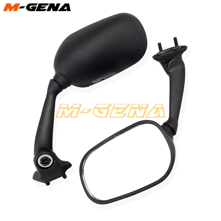 Motorcycle Side Rearview Rear-view Mirror Carbon Fiber Color For Yamaha ...