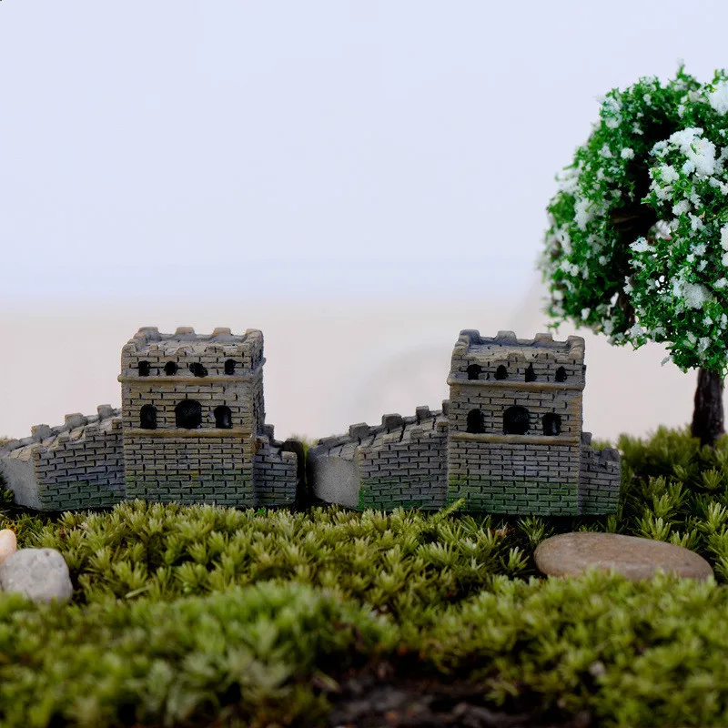 2pc-Resin-Chinese-Great-Wall-Model-Toys-figurine-sculpture-building ...