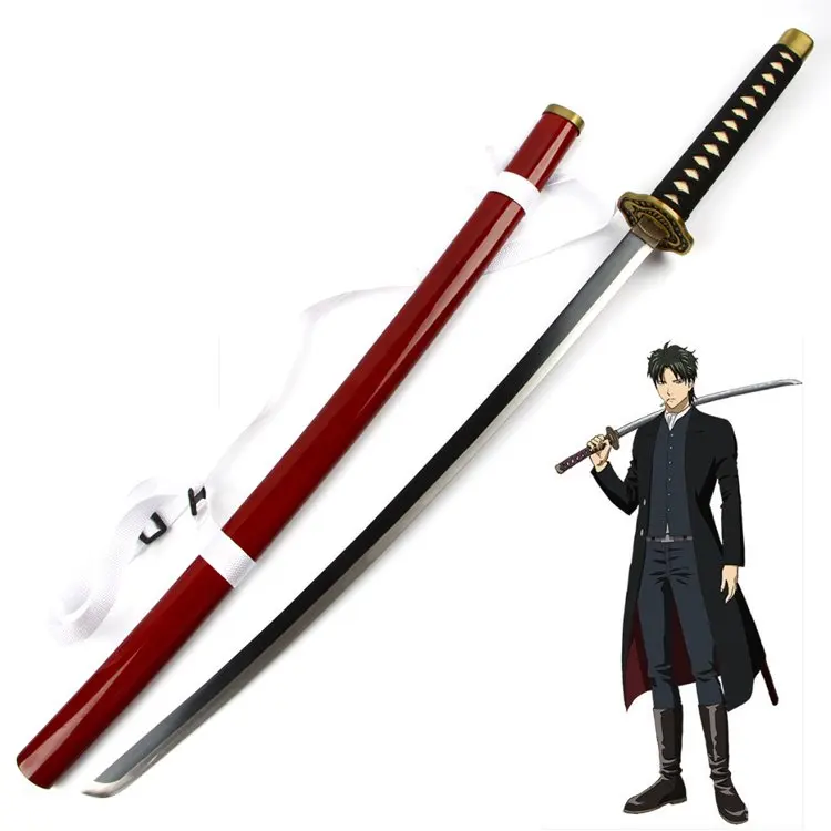 Silver Soul Gintama Hijikata Toushirou Wooden Sword Cosplay Prop ...