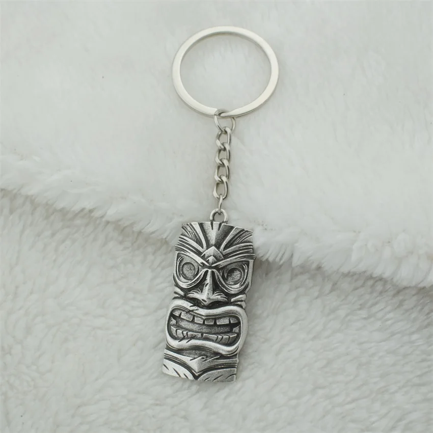 New Fashion Hawaiian Totem Tiki Tribal Mask Keychain For Women Men ...