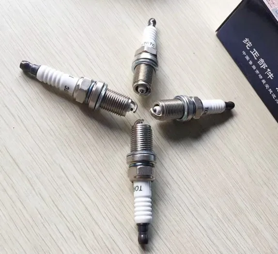 (4pcs/set) Spark Plugs For Chinese Brilliance Dongfeng 4g93 4g94 Engine ...