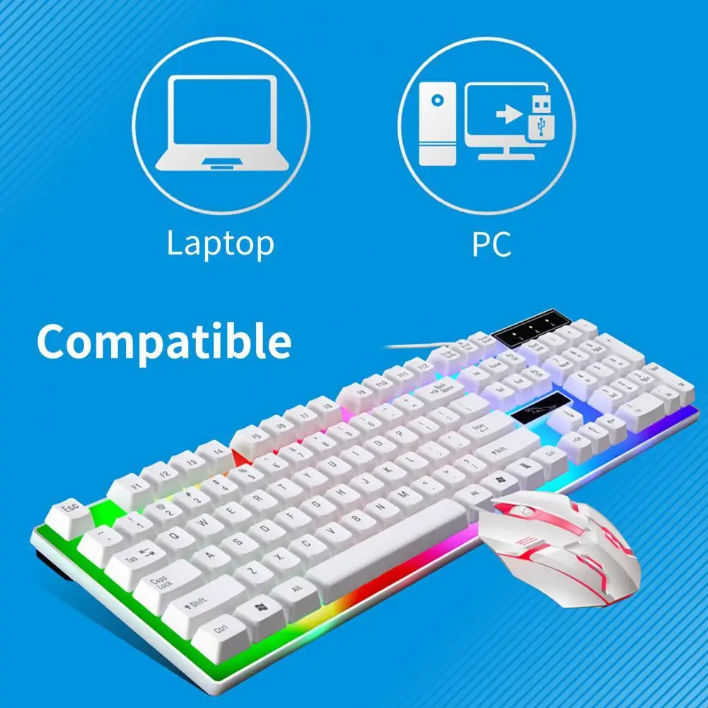 2Pcs-Set-G21B-USB-Wired-Gaming-Keyboard-Mouse-Set-PC-Colorful-LED ...