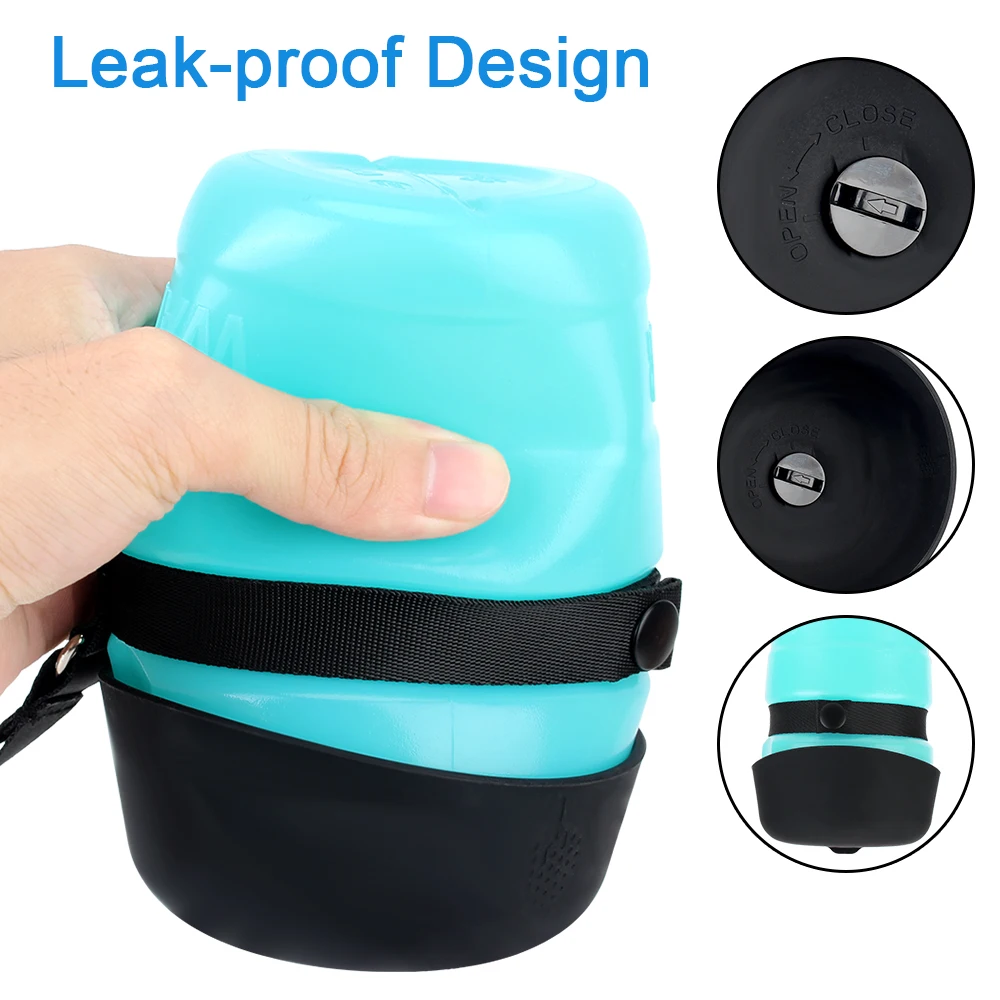 Outdoor Pet Drinker Portable Water Jug Cup Dispenser Pet Feeder Dog ...