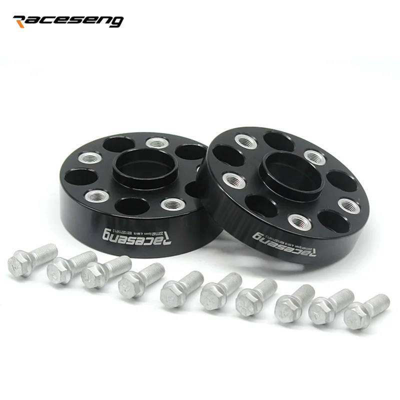 2/pieces 25/30/35/40mm Pcd 5x112 Cb 66.5mm Wheel Spacer Adapter Suit For Car Audi-q5(8r)/a6(c6 ...