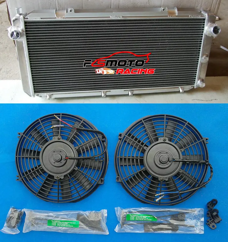 Aluminum-Radiator-Fan-Racing-For-Toyota-MR2-MR-2-SW20-3SGTE-Manual-MT ...