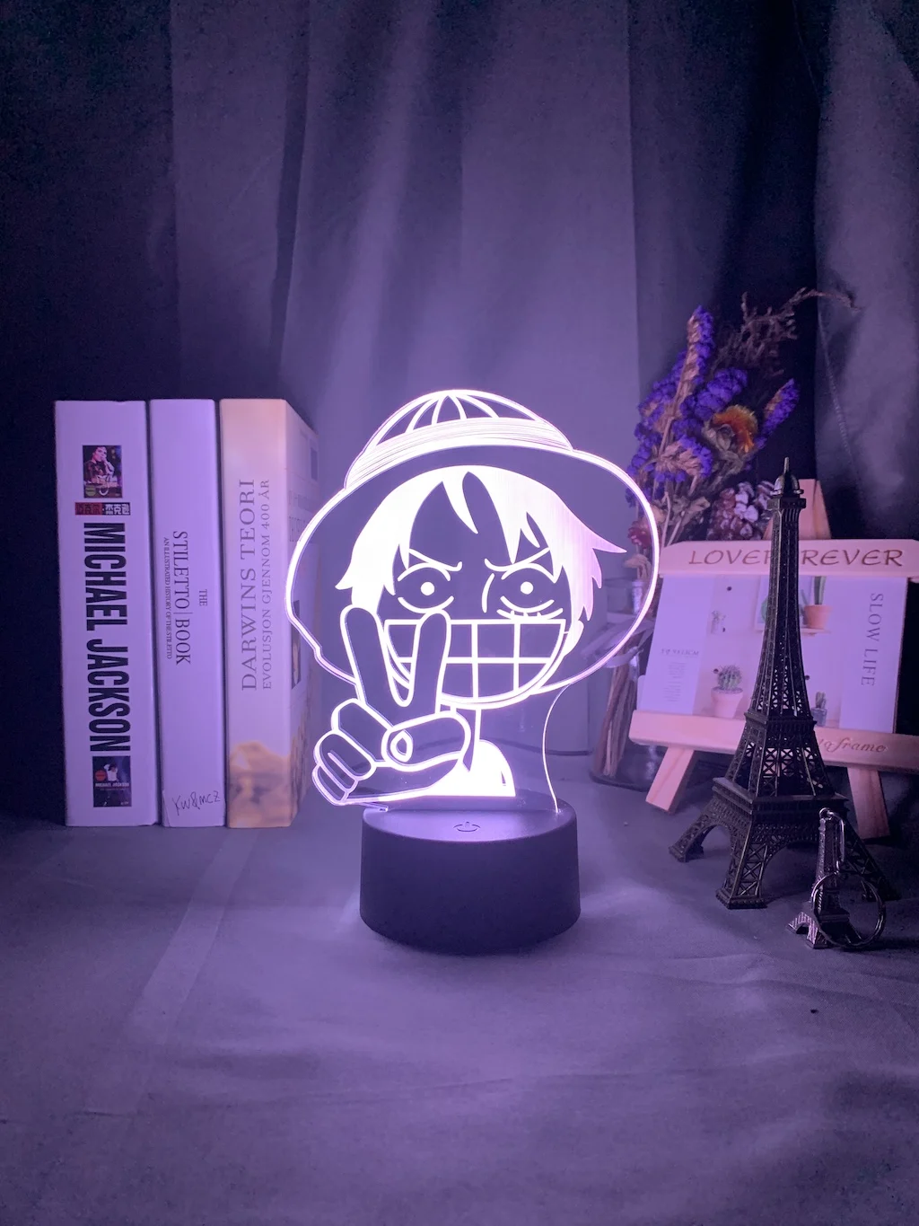 Monkey D Luffy Night Light Led Color Changing | One piece Merchandise ...