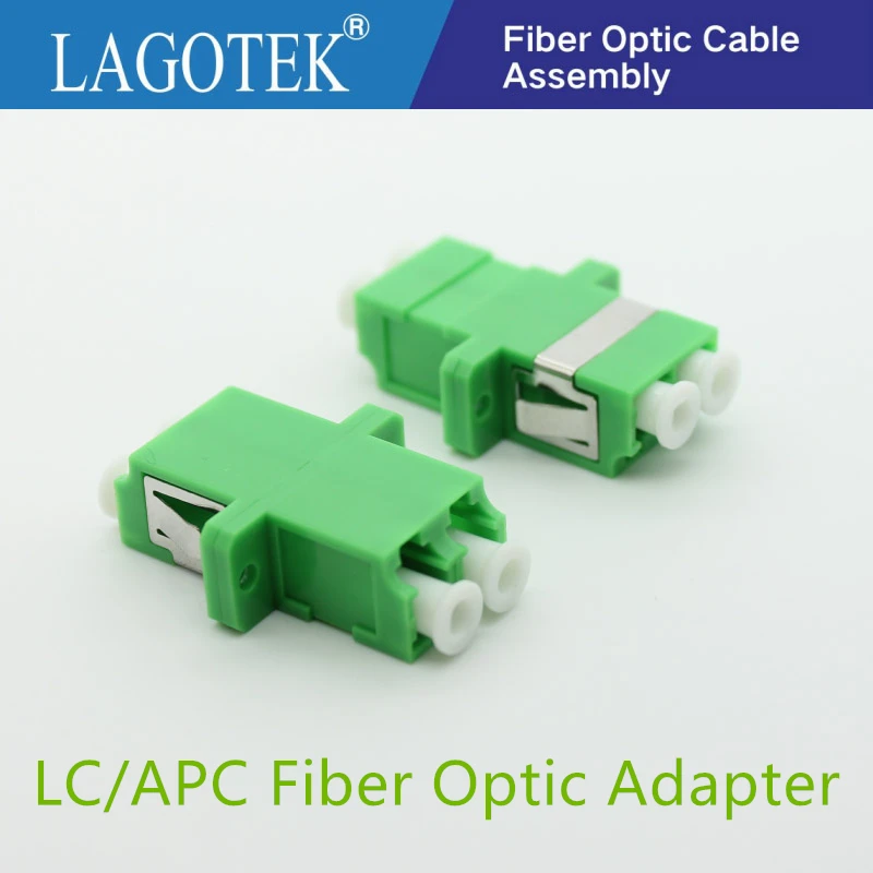 25-50-100-200Pcs-LC-APC-Duplex-single-mode-Fiber-optic-Adapter-LC ...