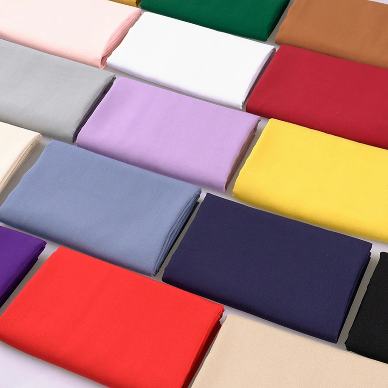 Rayon Fabric By Meters Solid Color Thin And Light for Sewing Dress ...