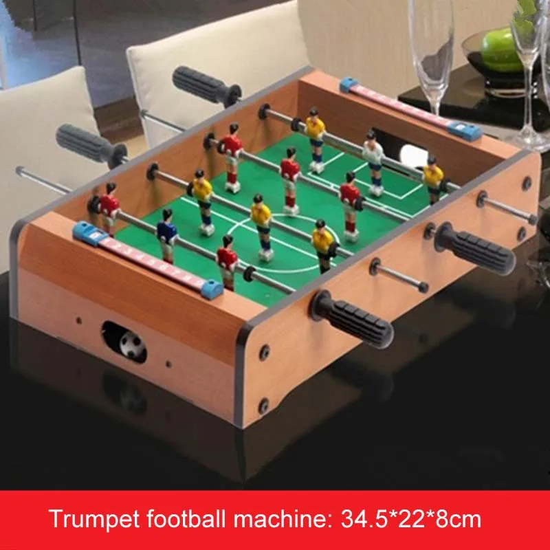 34.5 * 21.5 * 8CM Mini Wooden Indoor Table Football Table Soccer Tables ...