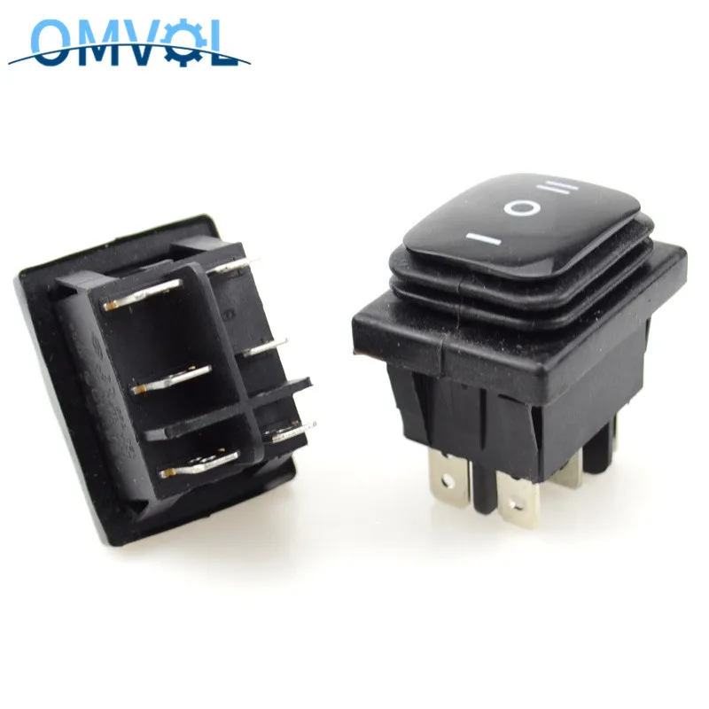 1PC Momentary (on) off (on) Waterproof 6Pin Rocker Switch 3 Position ...