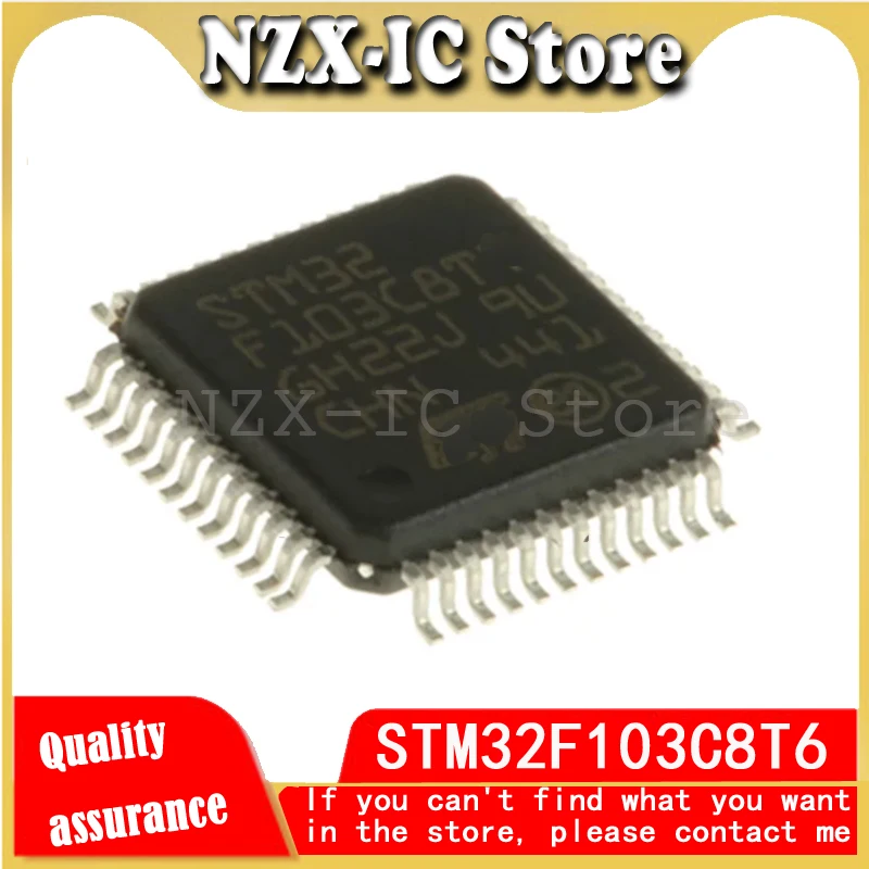 Système Jtag Stm32 Smd Arm, 10 pièces Minimum, Lot Ic Lqfp48, Stm32f103 ...