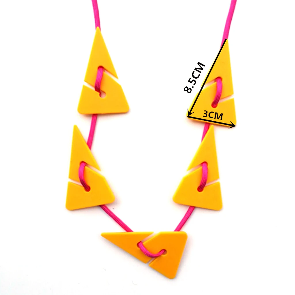 10 Pieces Orange and Yellow Triangle Shaped PVC Line Arrow Markers for ...