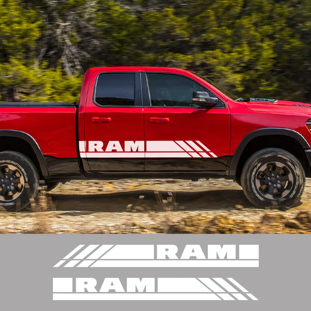 Red Dodge Ram Head Perfect Vinyl Decal Sticker For Your Ram Man With