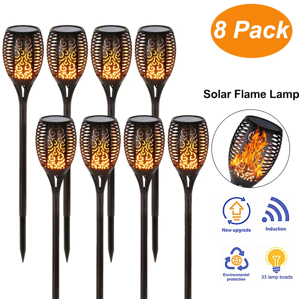 Solar Flame Light Flickering Ip65 Waterproof Led Solar Garden Lights ...