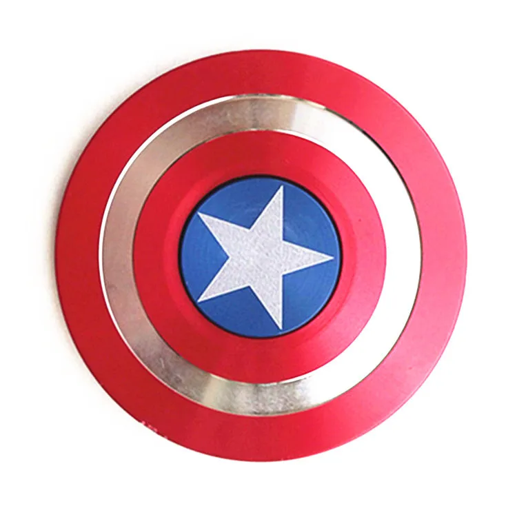 Captain America Shield Spinner Metal Hand Fidget Spinners Spinning Top ...