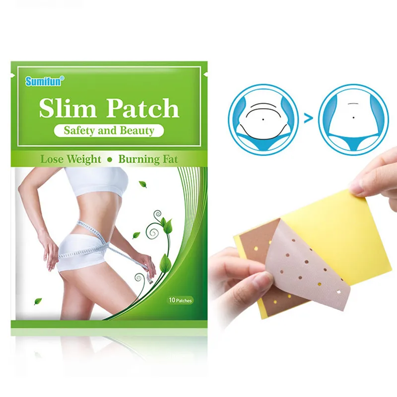 10 Patches/Lot Slimming Navel Sticker Weight Lose Products Slim Patch Burning Fat Patches Hot ...